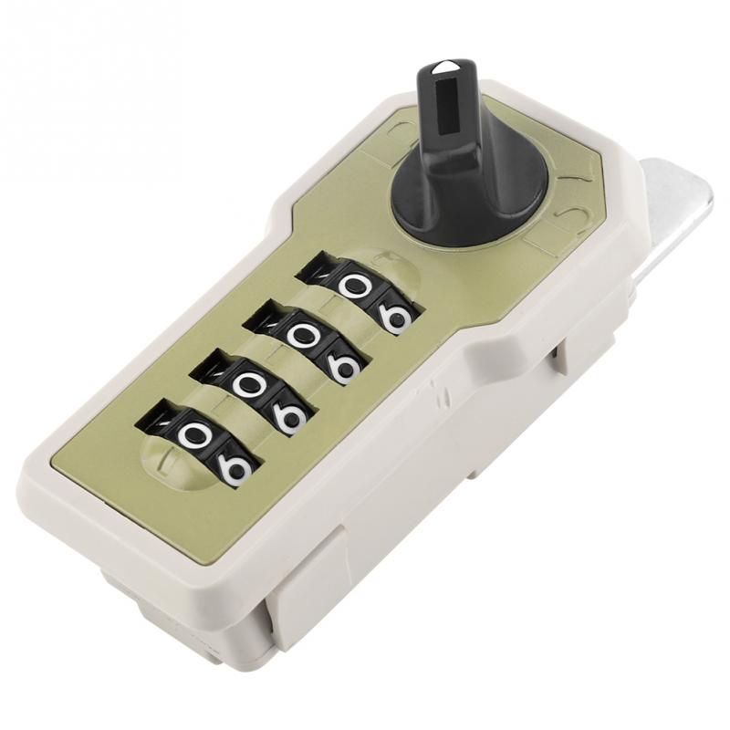 4 Dial Digit Combination Coded Lock ABS Security Cam Cabinet Lock Tool ...