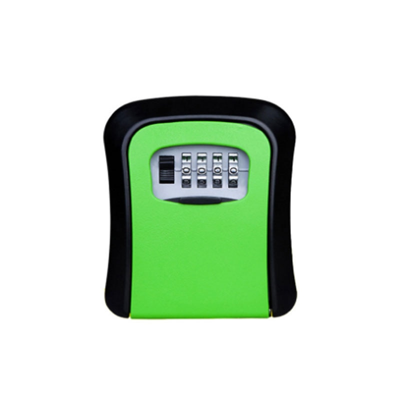 Key lock box wall-mounted plastic key safe weatherproof 4 combination ...