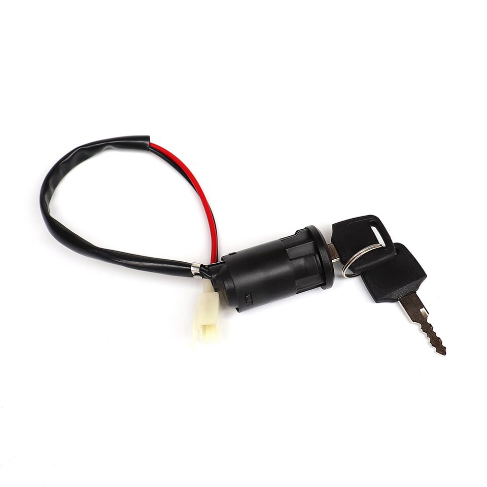 Motorcycle 2 wire Ignition Key Switch with 2 keys Lock, for Electrical ...