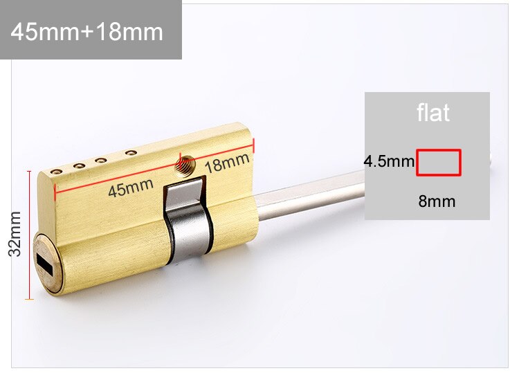 Special lock core for automatic fingerprint lock cylinder ,With tail,C ...