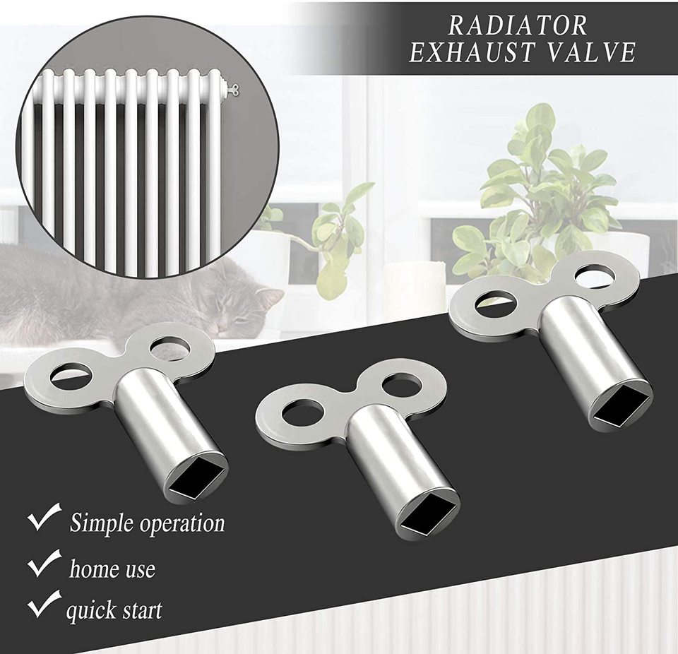 The Extended Exhaust Valve Key is Used for All Heating/Radiator Switch ...