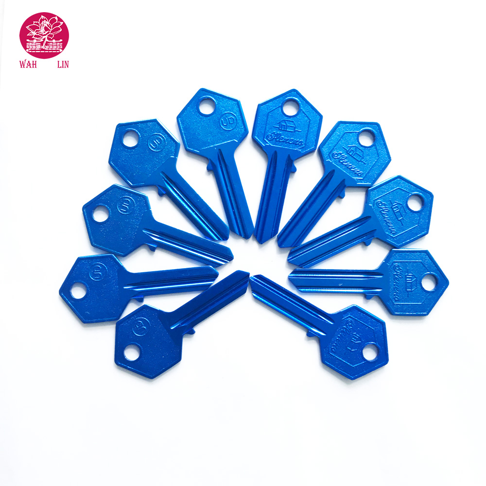 Colorful Key Blanks for Door - WAH LIN PARTS - Color household blank keys
