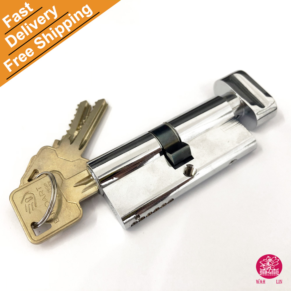 Anti Snap Thumb Turn Euro Cylinder Security Door Lock Barrel - WAH LIN ...