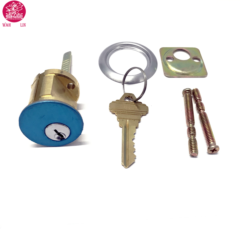 American Quality Standard Round Rim Lock Cylinder Brass Door Lock