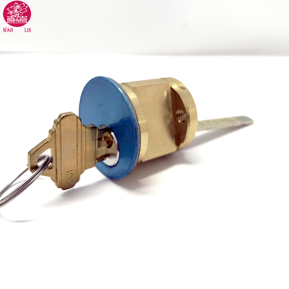 American Quality Standard Round Rim Lock Cylinder Brass Door Lock