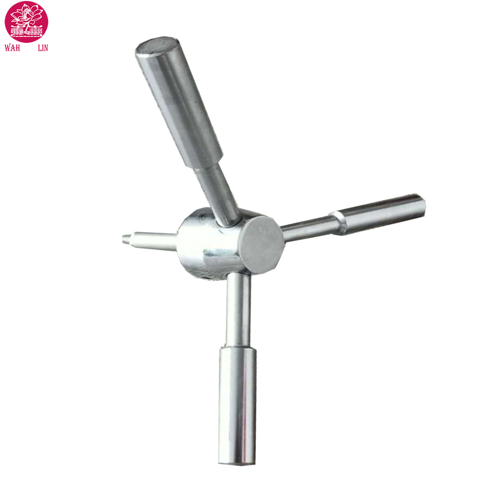 3 Spoke Gun Safe Handle with Chrome Finish / Safe Box Handle, Fireproof ...