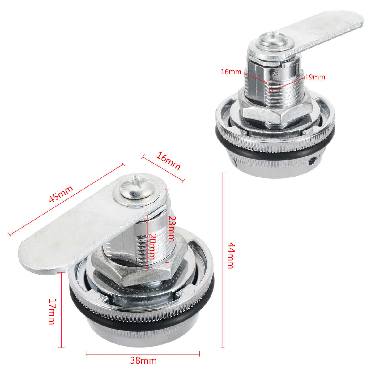 Code Combination 3 Digital Cam Lock Furniture Post Mail Box Cabinet ...