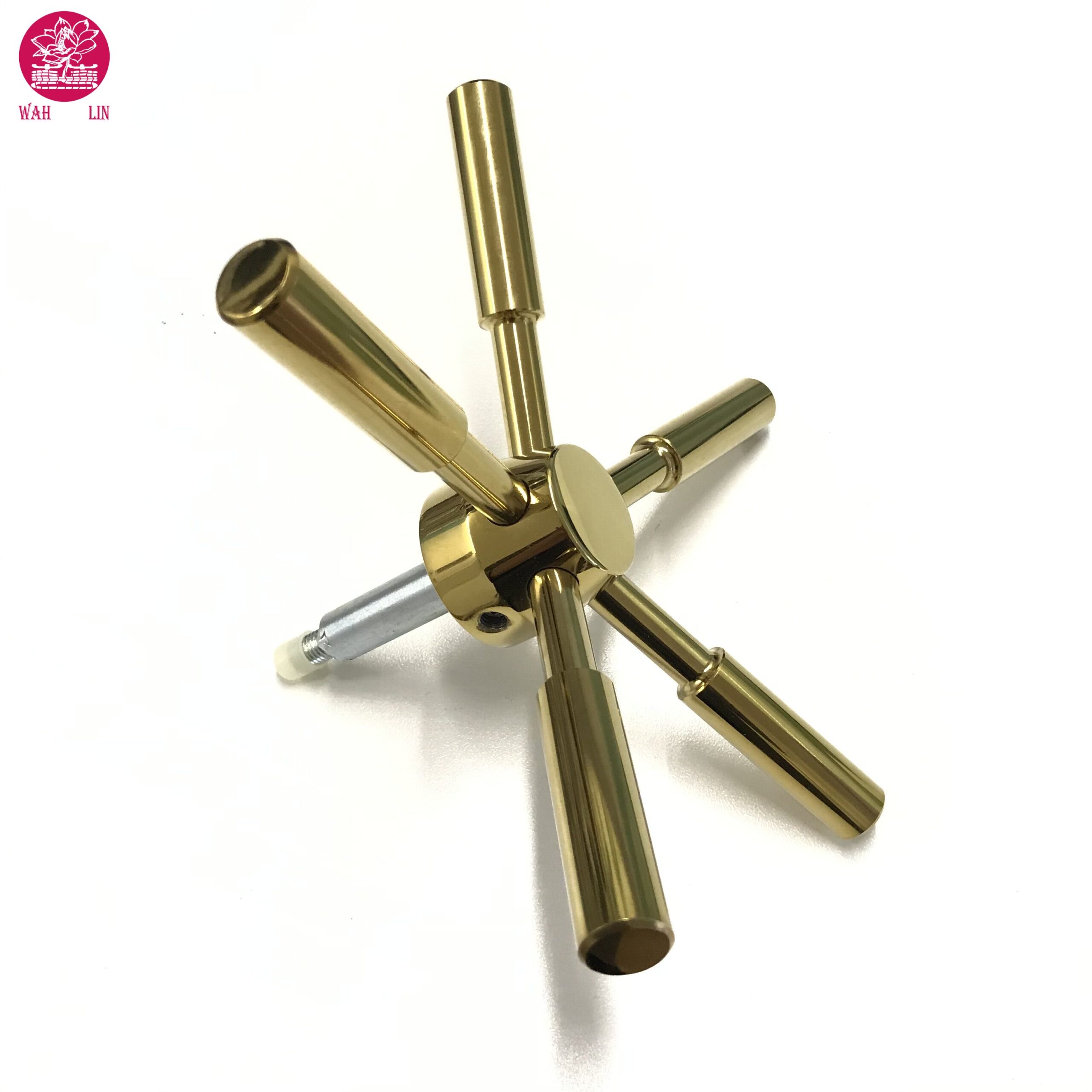 Premium Gold Finish 5 Spoke Safe Handle for Vault Door & Gun Safe Box ...