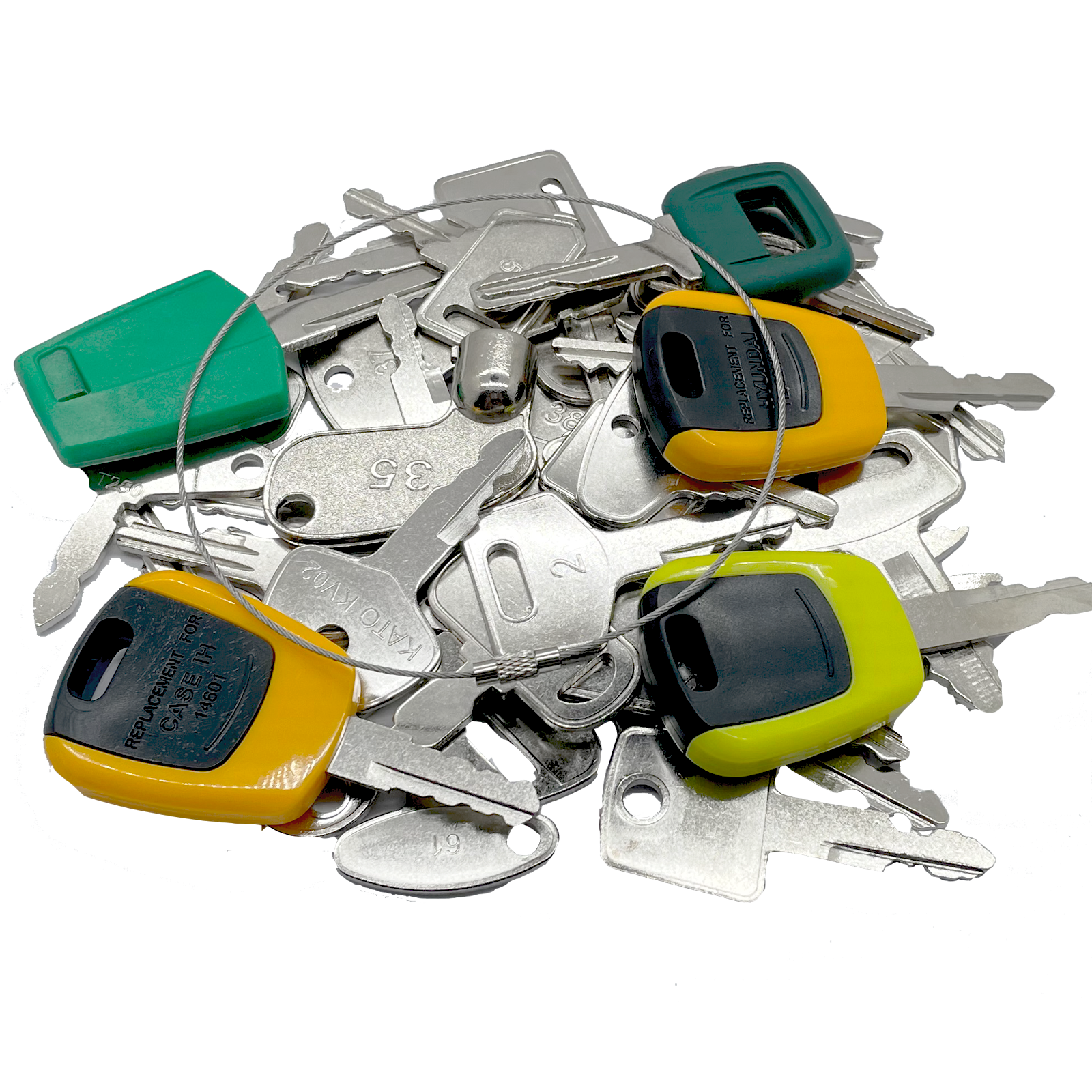46 Heavy Equipment Keys Master Set, Construction & Builder Master Key ...